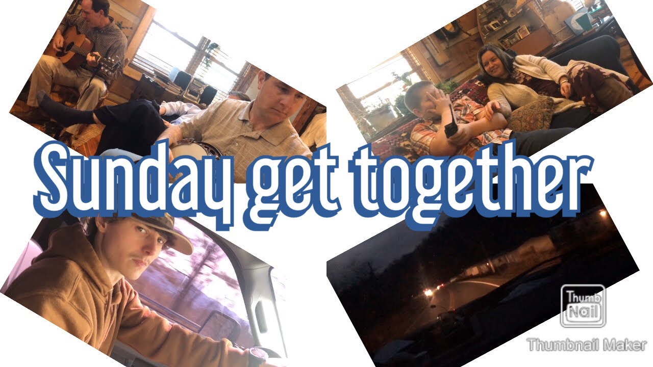 Sunday get together// short video// church and family// - YouTube