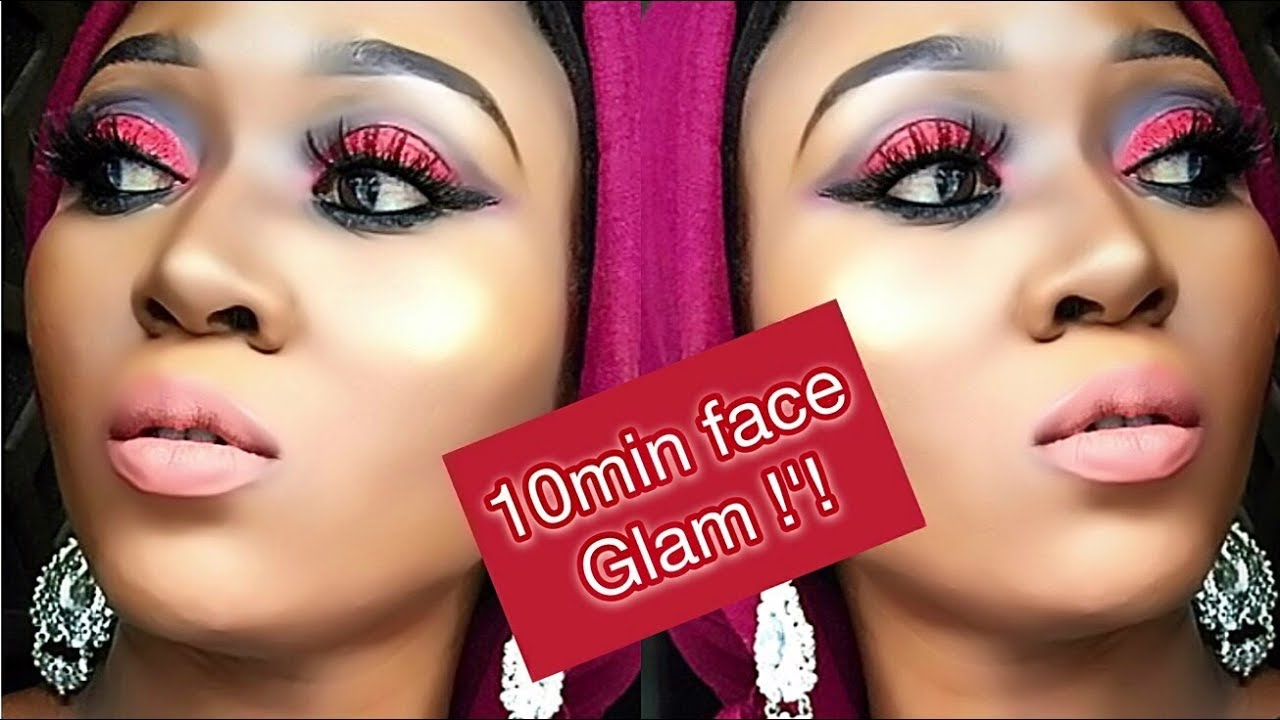 10min Quick Glam makeup tutorial - YouTube