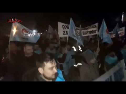 Soma Termik Santrali işçileri eylemde