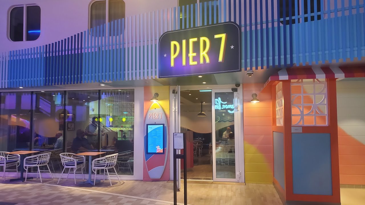 ICON of the seas Restaurant PIER 7 in the Surfside Neighborhooddeck 7 ...