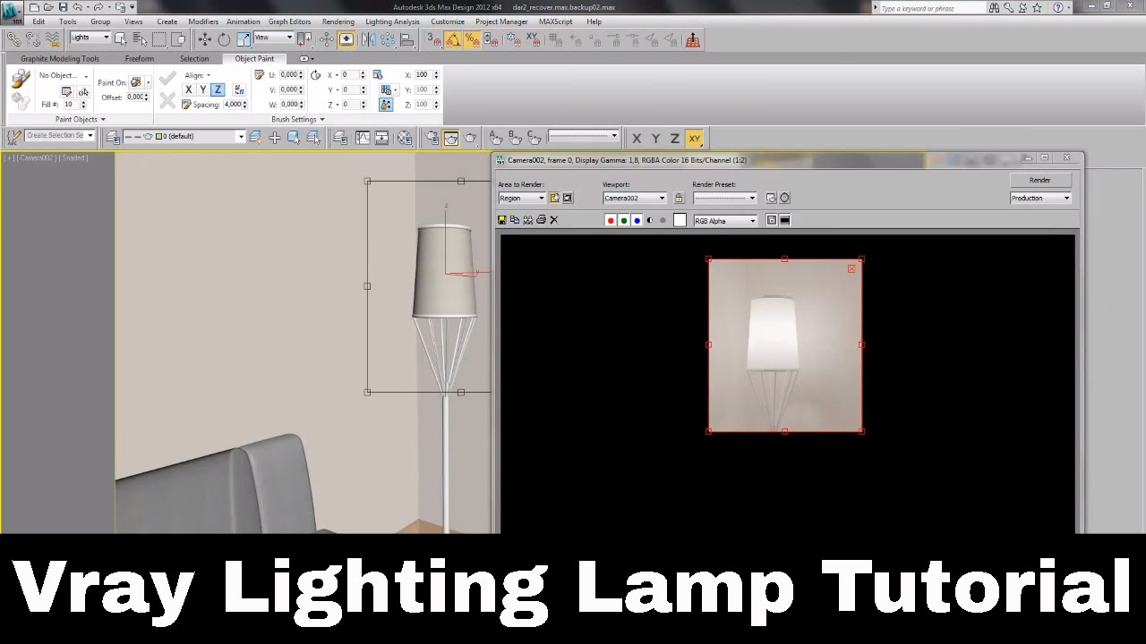 Vray Lighting Lamp Tutorial - YouTube