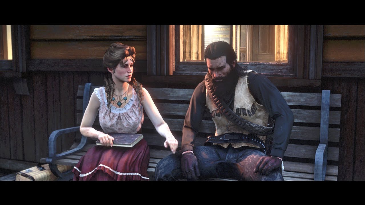 Red Dead Redemption 2 - SECRET scene with Marie-Beth - YouTube