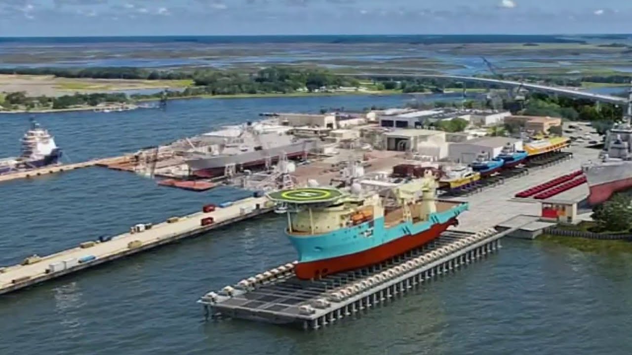 BAE Systems breaks ground for new shiplift, land level facility in ...