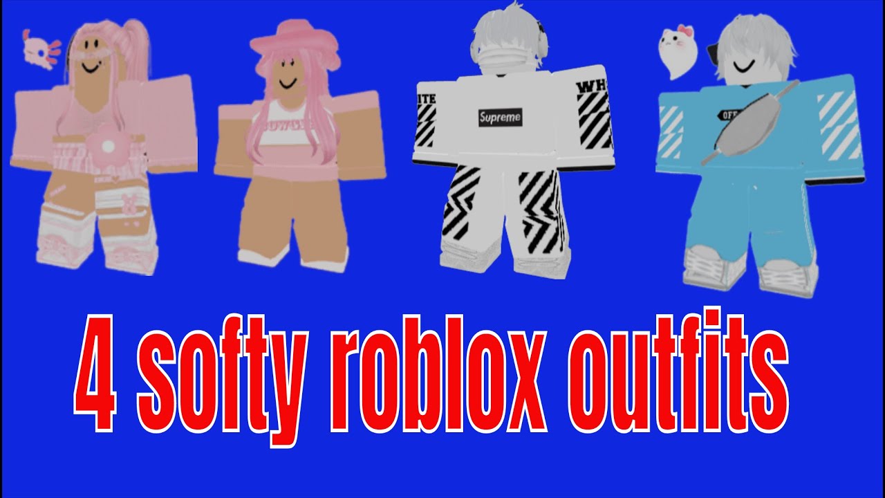 4 softy roblox outfits for softy people - YouTube