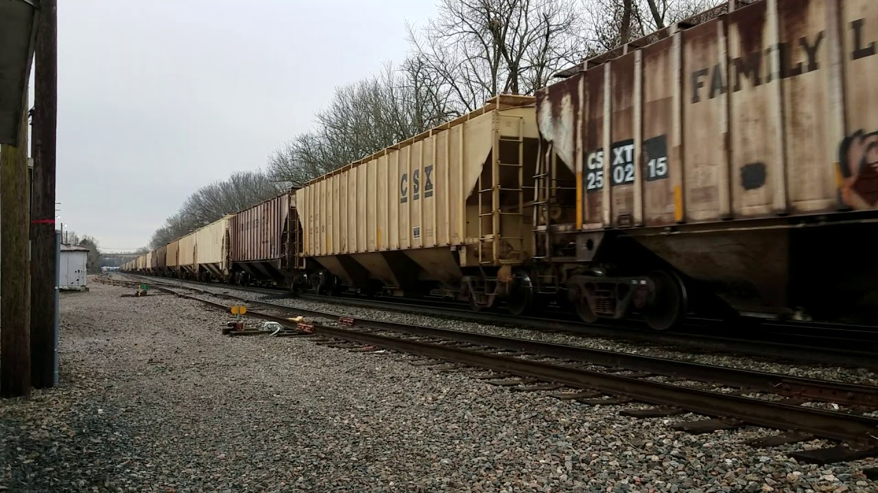 Csx Grain Train 88 Cars - YouTube