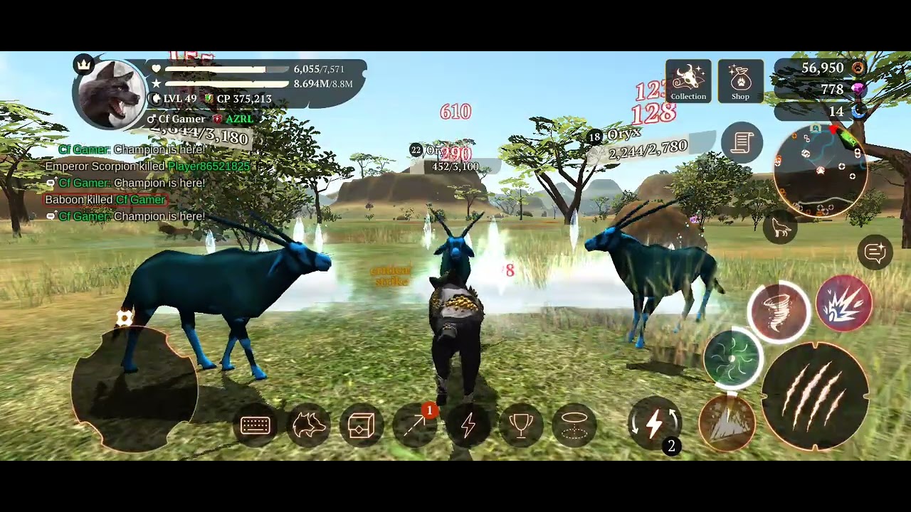 the wolf game yaa finaly level up 50🫅🔥 - YouTube