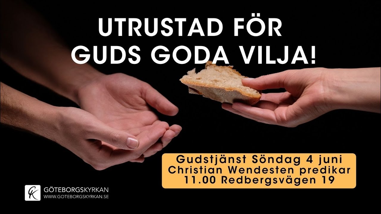 Utrustad för Guds goda vilja! - Christian Wendesten - YouTube