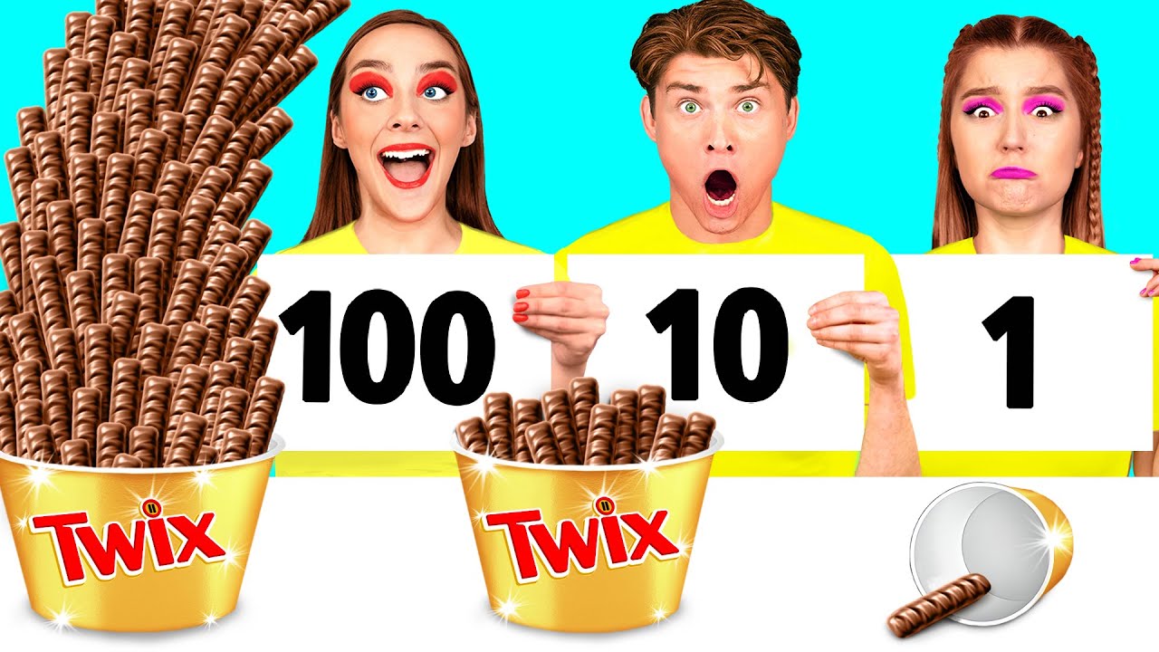 אתגר 100 שכבות של מזון | פריצות מצחיקות למטבח DaRaDa Challenge - YouTube