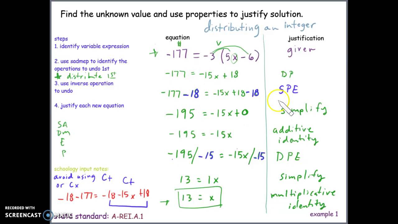 How to Solve Equations with Distribution | Algebra - YouTube