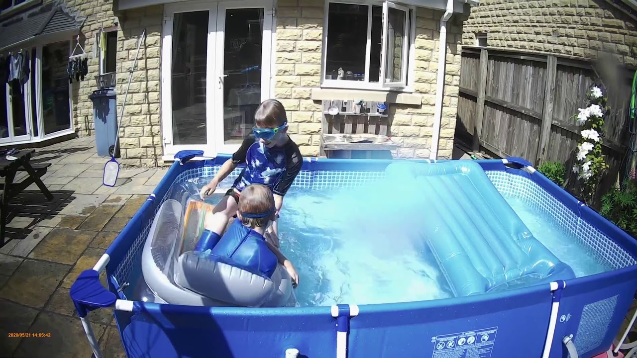 Max’s pool fun - YouTube