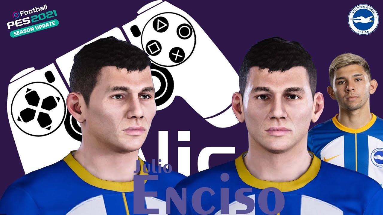 Julio Enciso PES 2021 | PES 2020 | Brighton | Face Build | NisNiz ...
