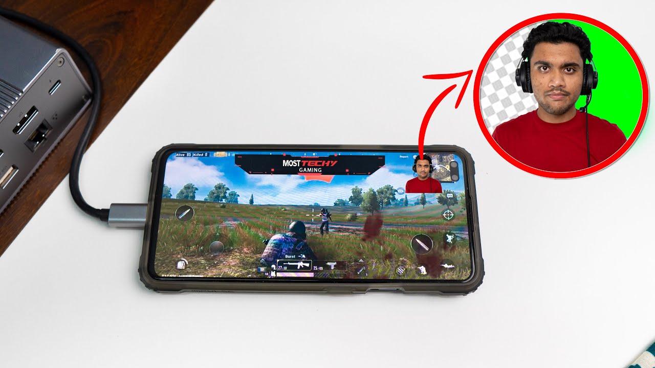 Get Transparent Background in Direct Live Streaming from Phone without ...