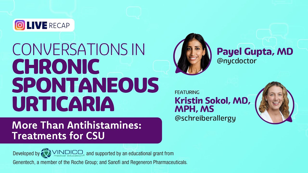 More Than Antihistamines: Treating CSU - YouTube