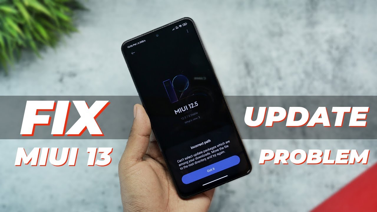 FIX MIUI 13 Update Problem - MIUI 13 Incorrect Path Problem Fix On Any ...