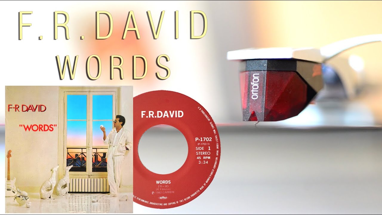 F.R. David – Words 1982 / Vinyl, 7", 45 RPM - YouTube