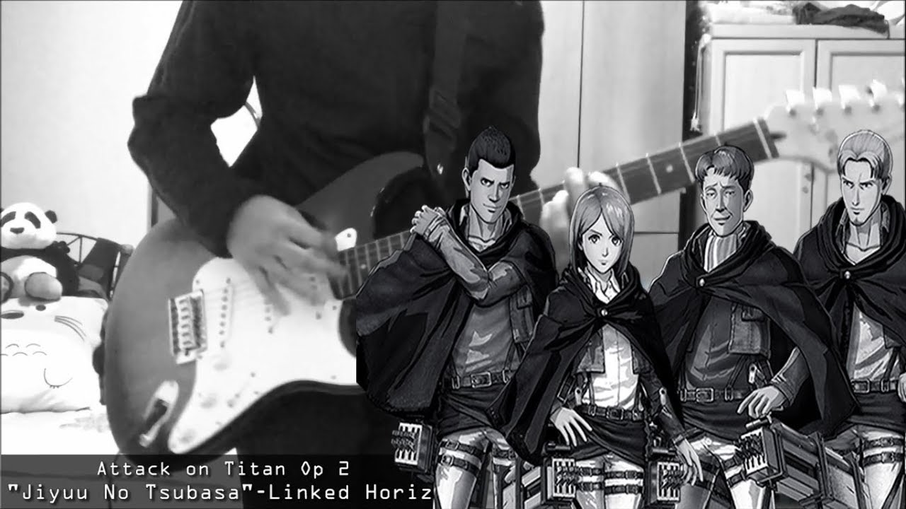 Attack On Titan Opening 2 - Jiyuu No Tsubasa (Guitar Cover) - YouTube