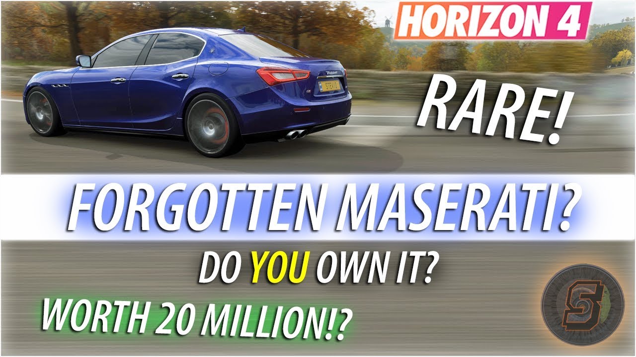 Forza Horizon 4 RARE Cars How To Get Maserati Ghibli in Forza Horizon 4 ...