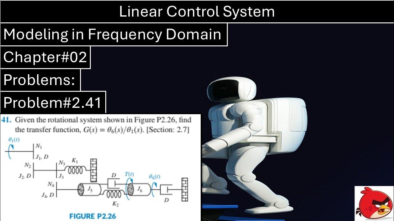 Linear Control System | Chapter#02 | Problem#2.41* | Modeling in Frequency Domain | Wisely - YouTube