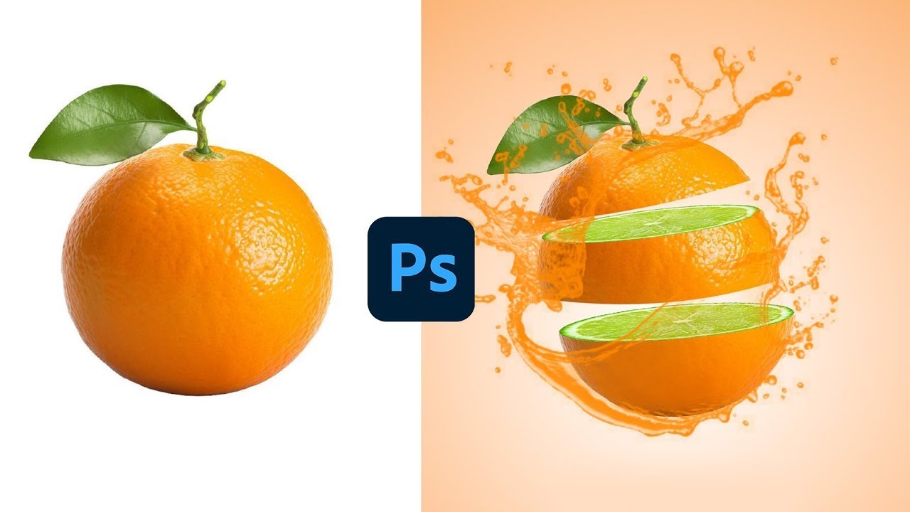 Photoshop Tutorial: How to Creatively Edit Fruit Using the Slice Effect ...