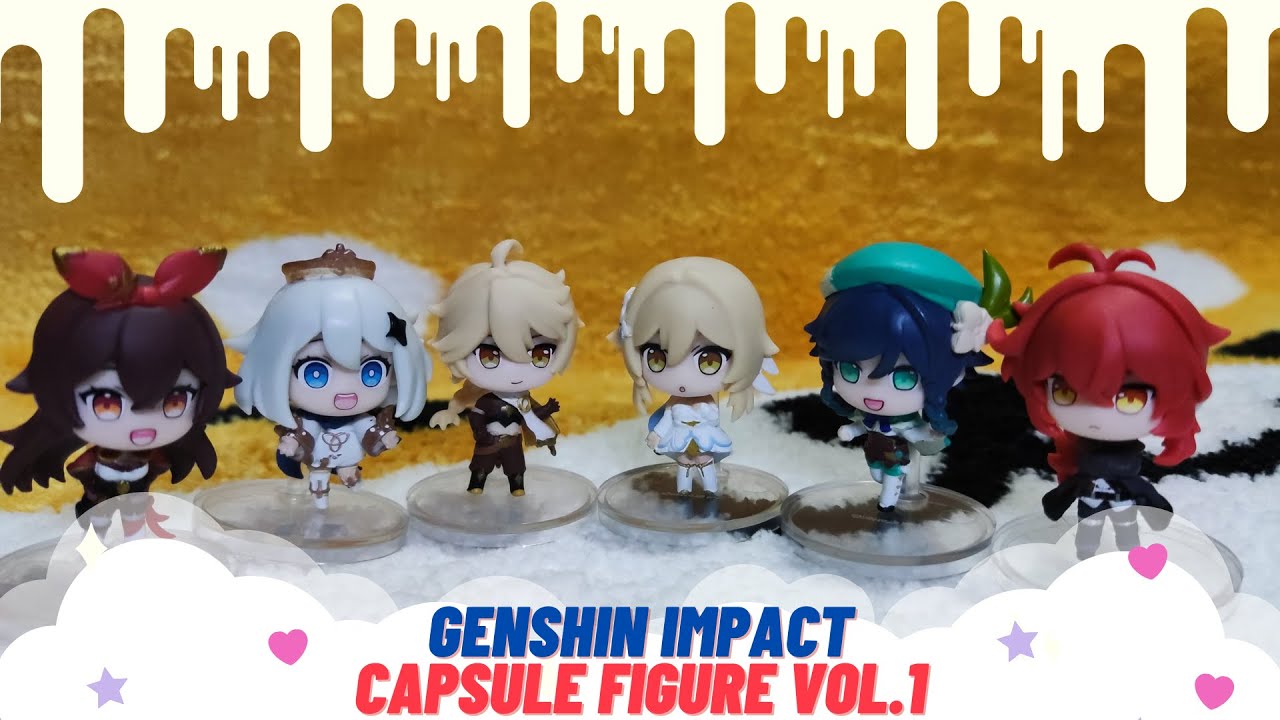 Unboxing Genshin Impact Capsule Collection Figure Vol. 1 - YouTube
