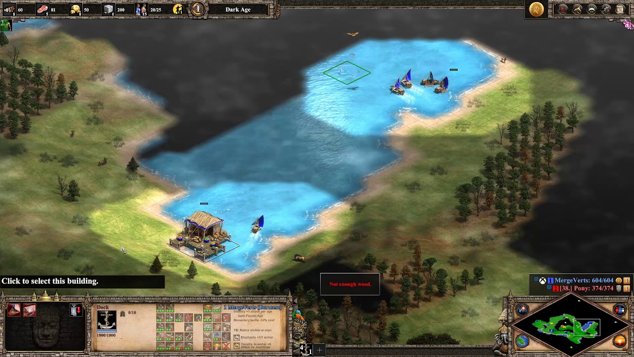 AoE2:DE || 005 || Burmese vs Cumans || 1089 - ... - YouTube