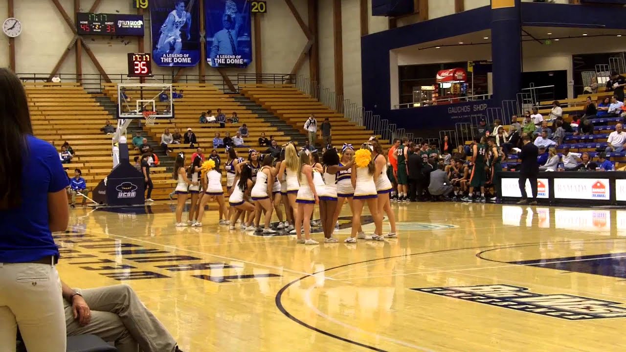UCSB Gauchos Cheer Team and Band, 11-1-12 - YouTube