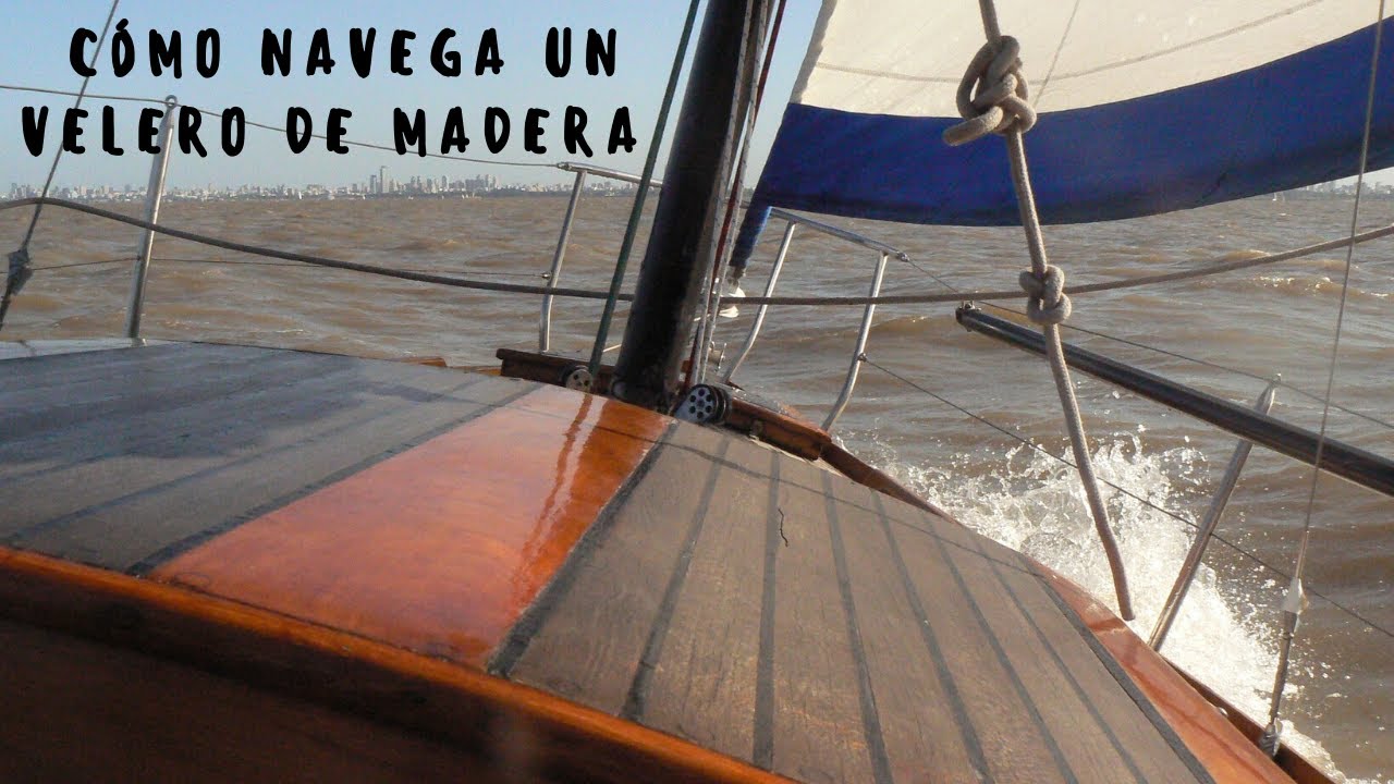 ¿Cómo navega un velero de madera? - YouTube