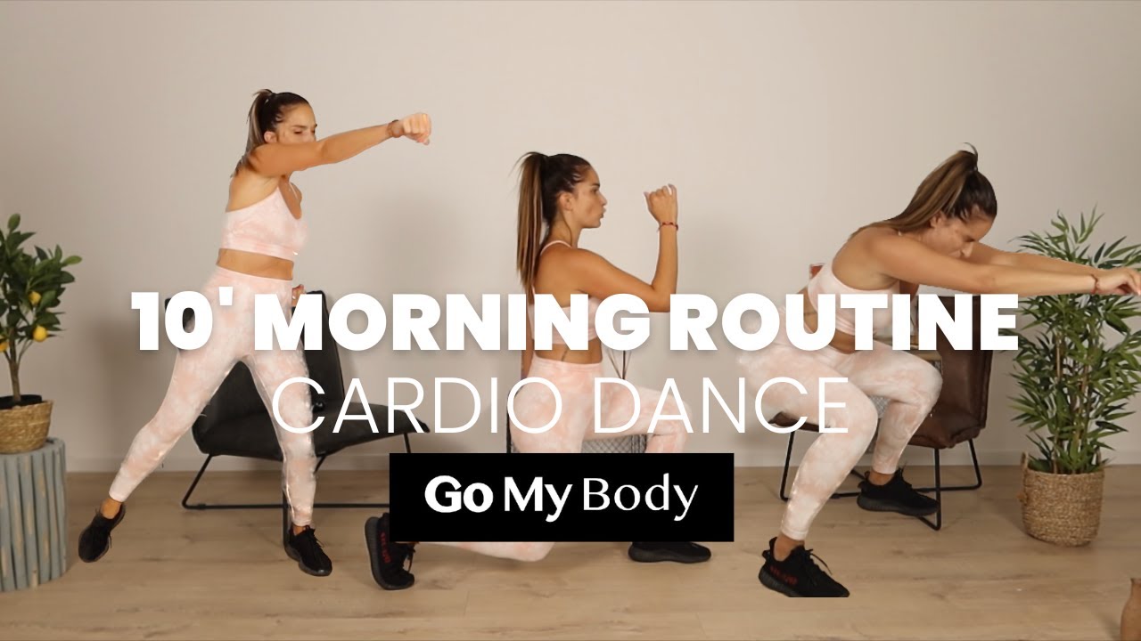 CARDIO DANCE MORNING ROUTINE 10' - YouTube