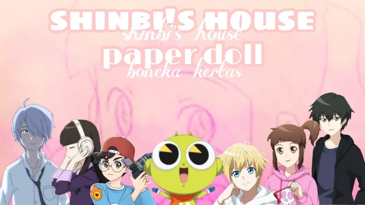 paper doll shinbi house | boneka kertas | handmade | kya - YouTube