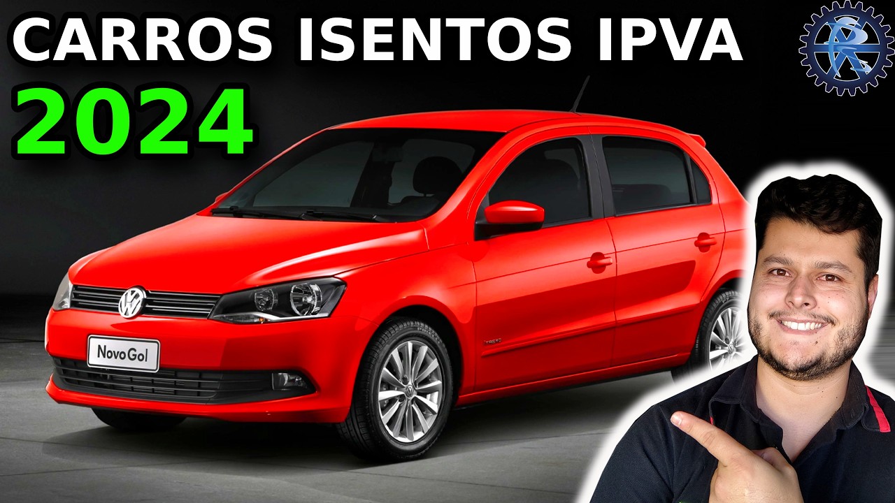 CARROS ISENTOS de IPVA em 2024 em cada estado - YouTube