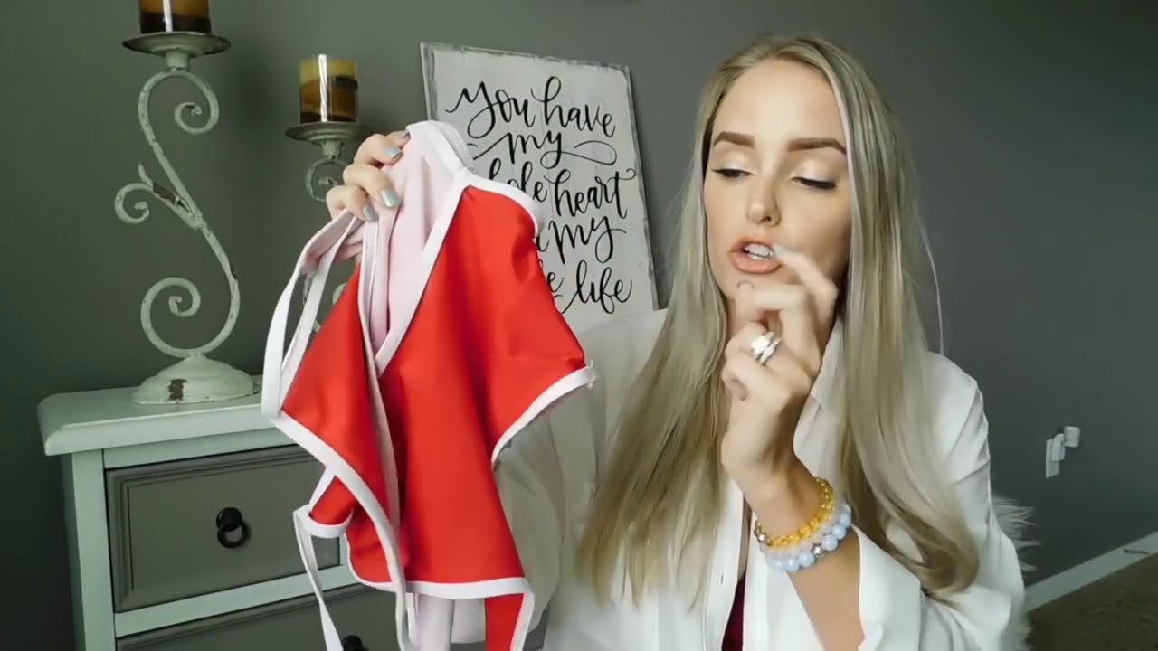 Bathing Suit HAUL - Model Try on - YouTube