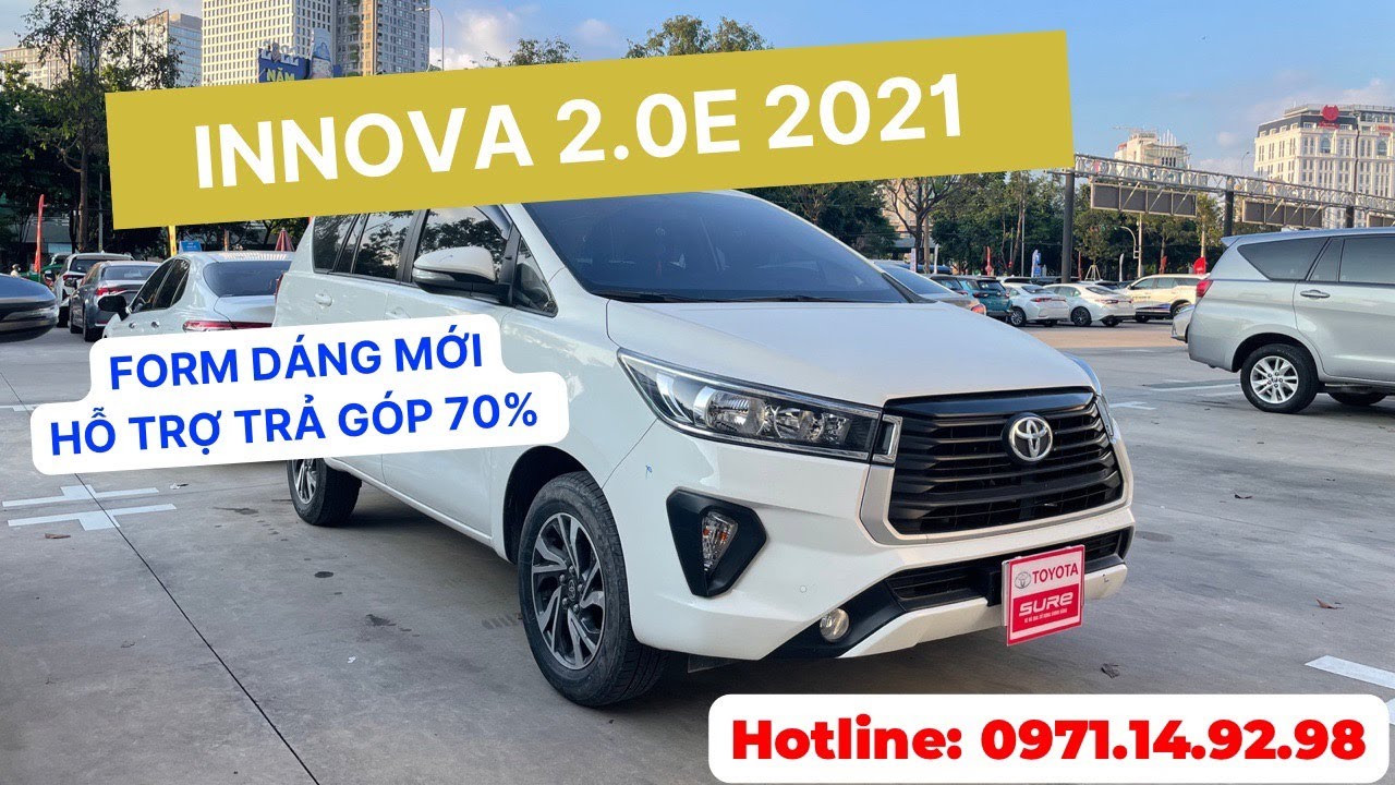 Giá xe innova 2021 cũ - Innova 2.0e 2021 cũ - Đăng Toyota - YouTube