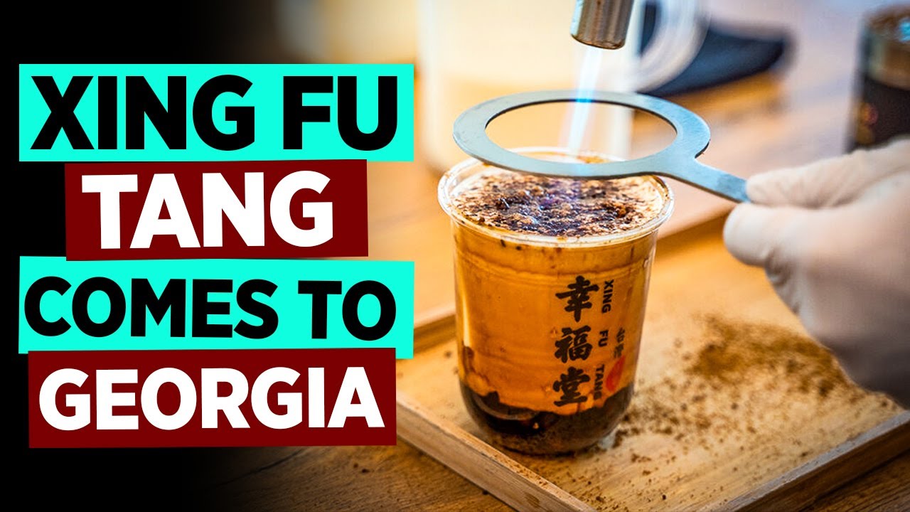 Best Boba in Atlanta! Gold Foil House Made Boba from Xing Fu Tang's ...