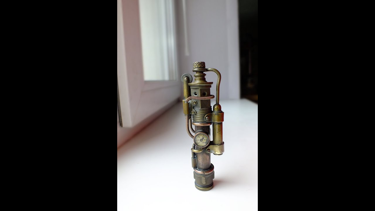 Steampunk Lighter - YouTube
