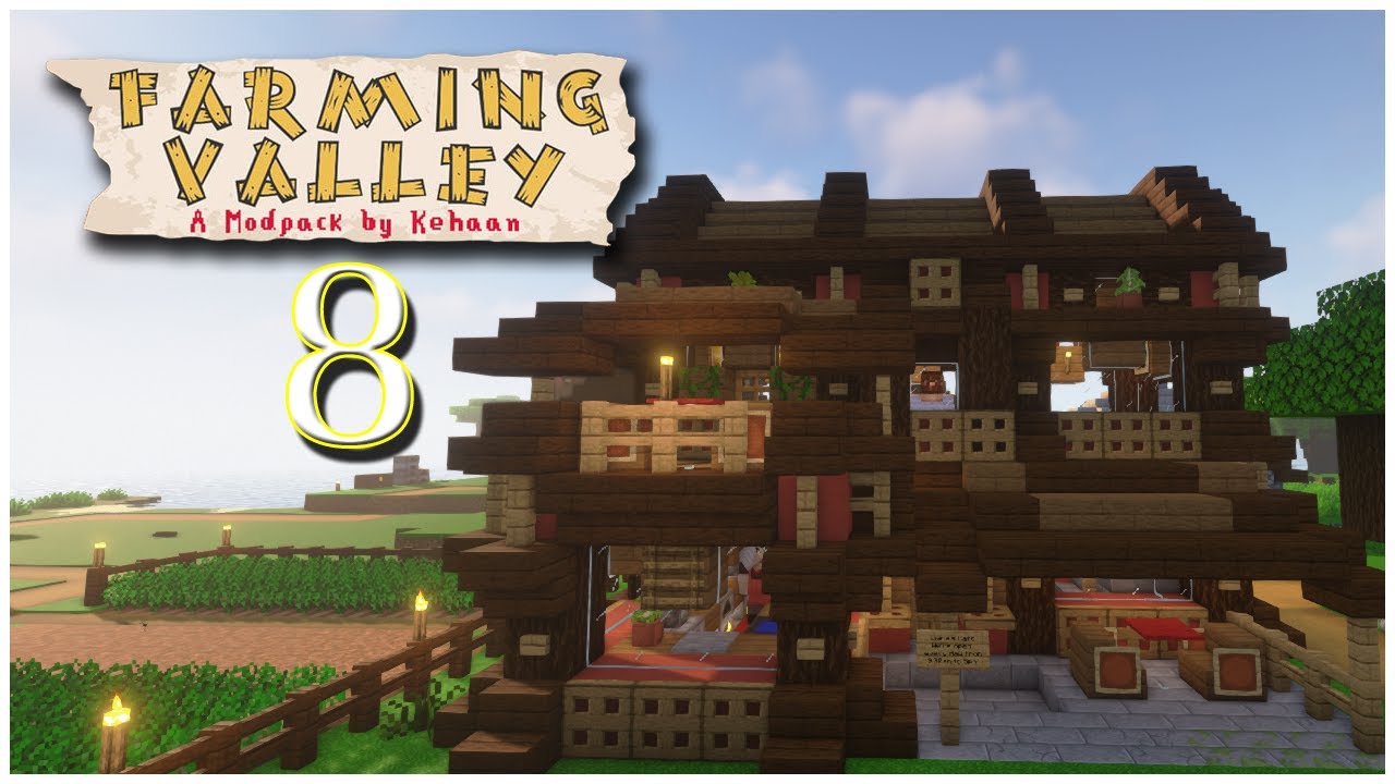 🌼minecraft farming valley🌼 EP.8 🍱ในที่สุดเราก็จะมีข้าวกินแล้ว🍱 - YouTube