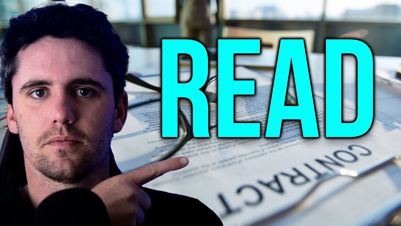 Always READ a contract before signing - YouTube