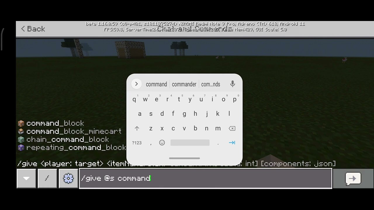 simple trick and collect a command block easy like and subscribe ...