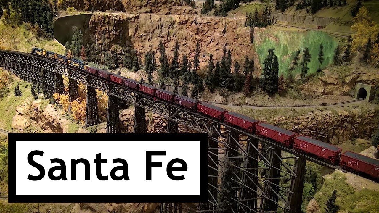 Santa Fe Coal Train at the Colorado Model Railroad Museum BNSF Days ...