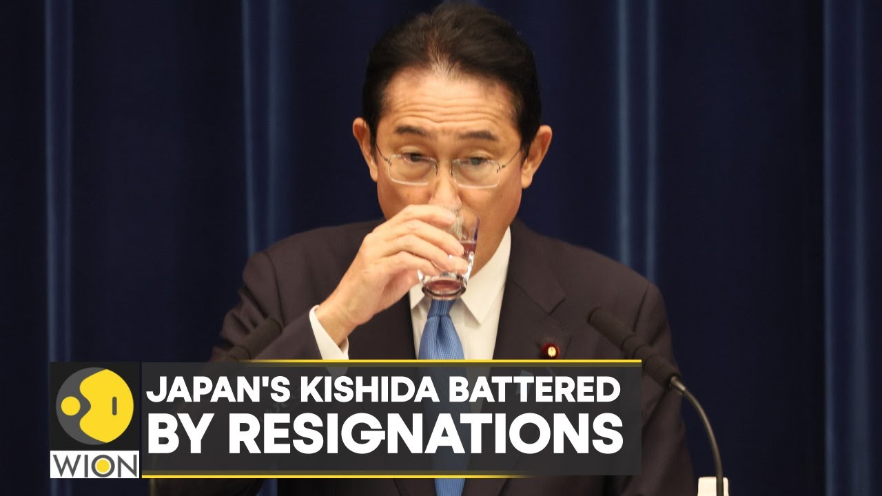 Japan's Kishida battered by resignations: Kishida's cabinet approval ...