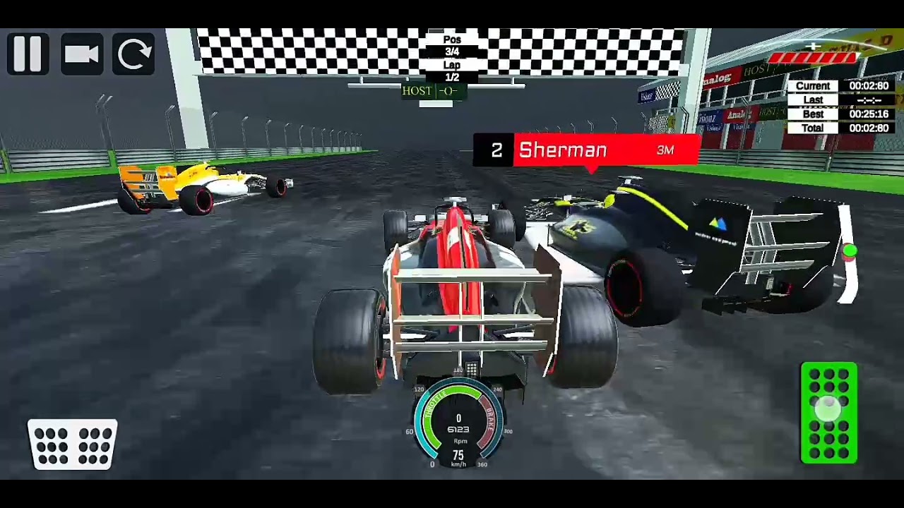 Real formula car racing/car racing game play/career mode round 1 - YouTube