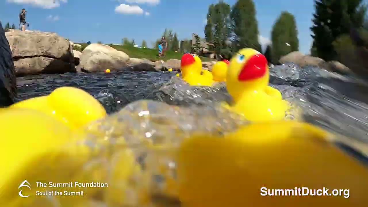 2022 Summit Foundation Great Rubber Duck Race - YouTube