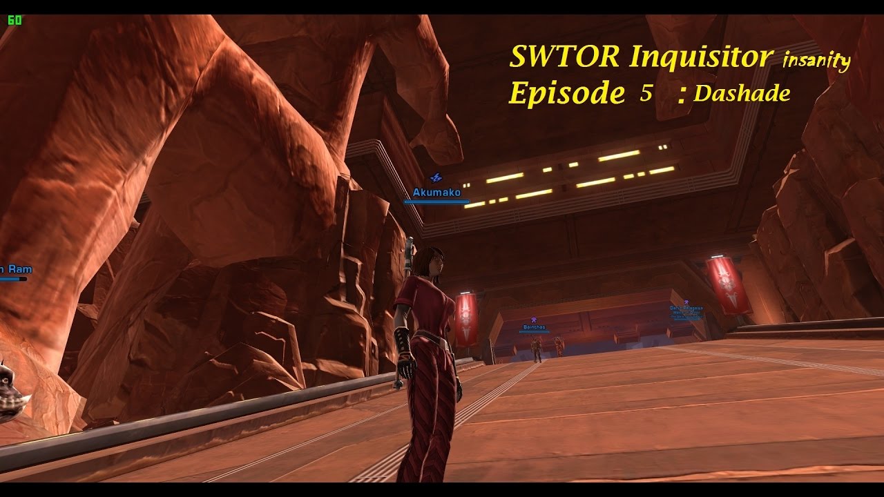 SWTOR Inquisitor Insanity Episode 5: Dashade - YouTube