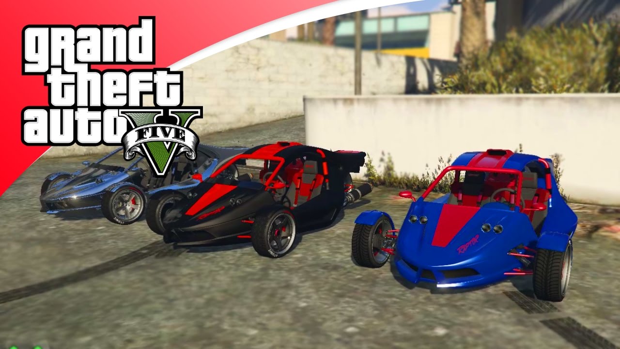 GTA V Freeroam - AUTO MET 3 WIELEN DE RAPTOR! (GTA 5 Online Bikers DLC ...