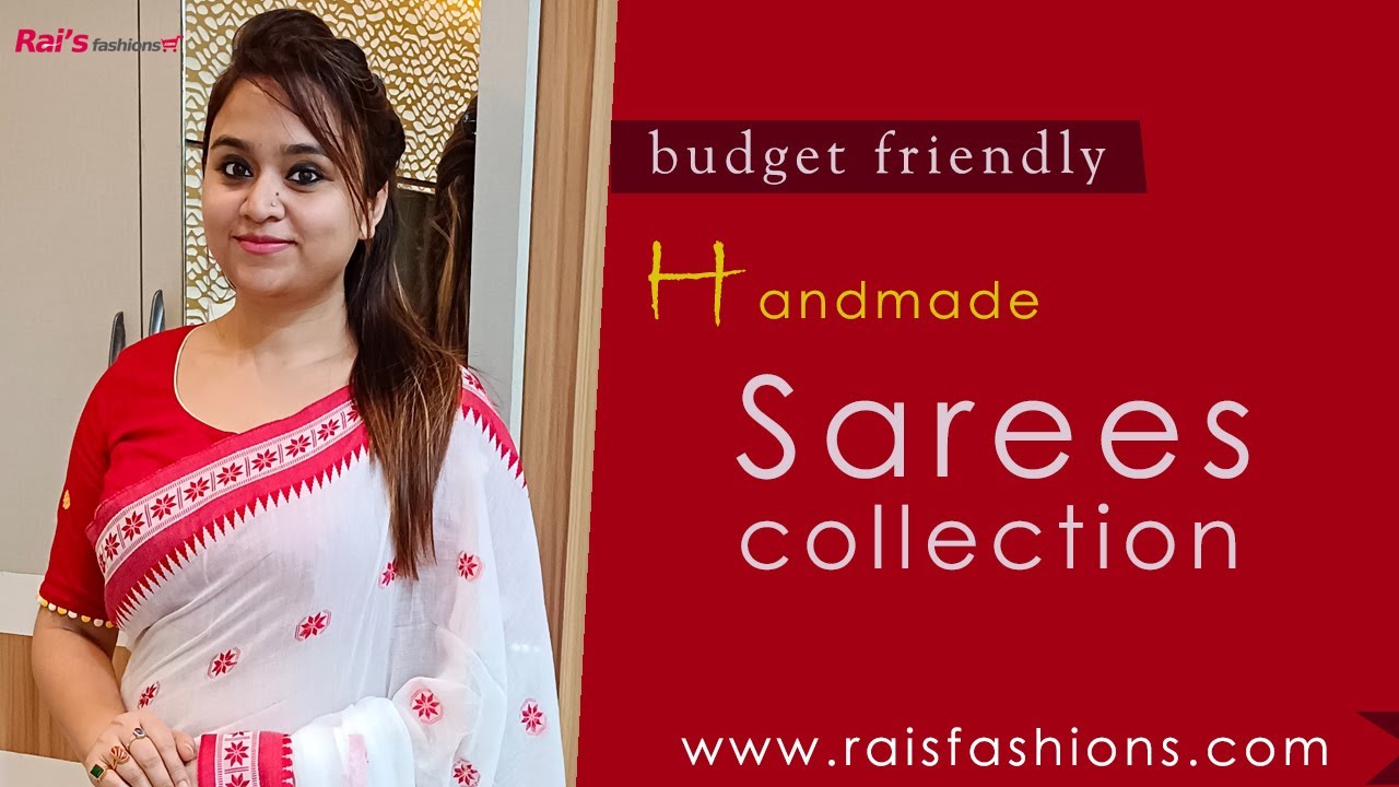 Handmade Sarees Collection (01st October) - 01CB - YouTube