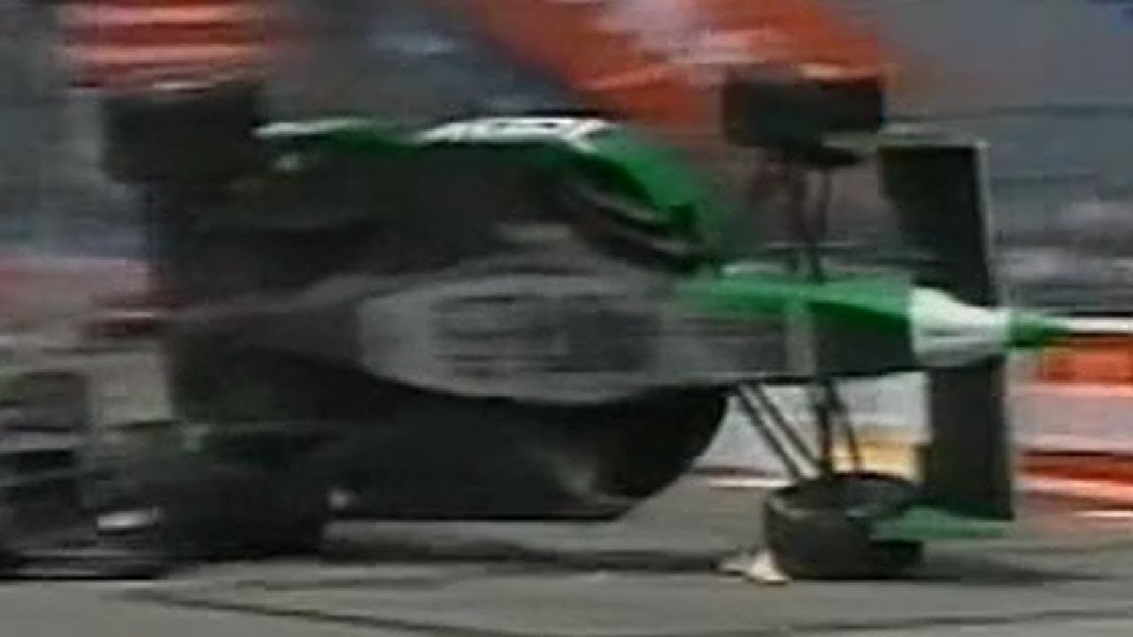 Paul Tracy Near Flip - 1998 Toyota Grand Prix of Long Beach - YouTube