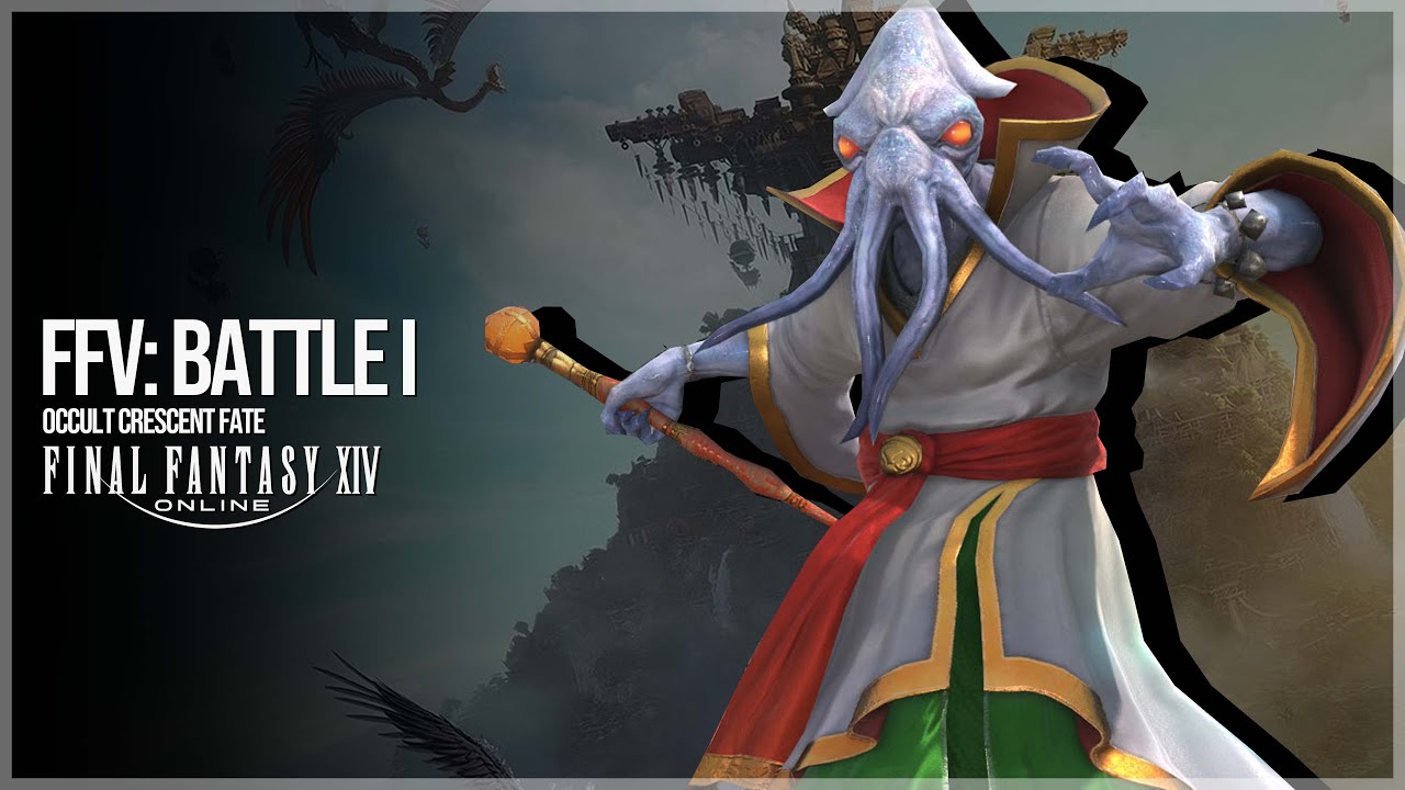 OCCULT CRESCENT FATE Theme (FFV: Battle 1) - FFXIV Music Soundtrack ...