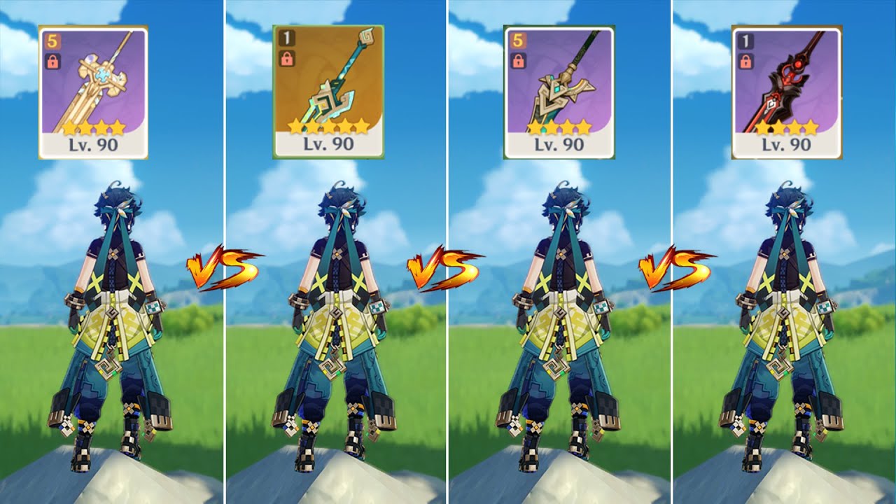 Mountain King vs F2P Weapons!! Best Weapon for C0 Kinich Genshin Impact ...