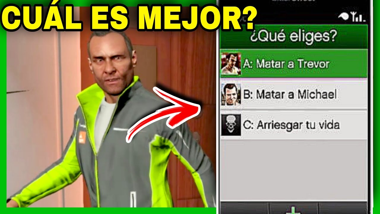 ️Que FINAL ELEGIR en GTA 5? - Que Misión Final hacer (Arriesgar tu vida ...