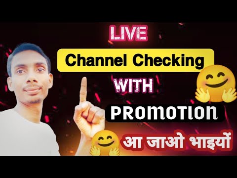 Live channel chaking and free promotion - YouTube