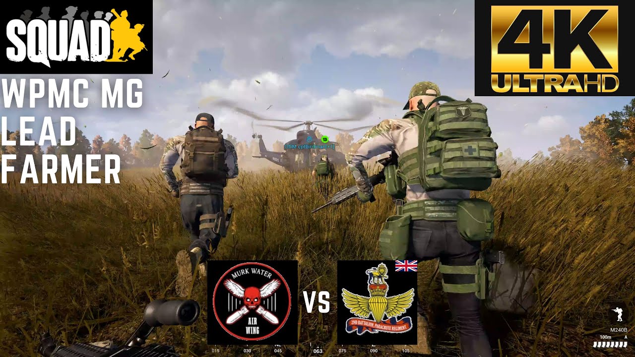 Squad - WPMC Machine Gunner Lead Farmer - Yehorivka - (4K) - YouTube